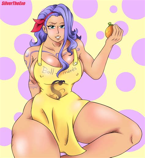 Rule 34 Anime Apron Apron Only Blue Eyes Blue Hair Brown Skin Long