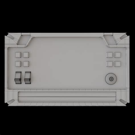 Sci Fi Comand Panel Modèle 3d 12 Max Fbx Obj Unknown Free3d