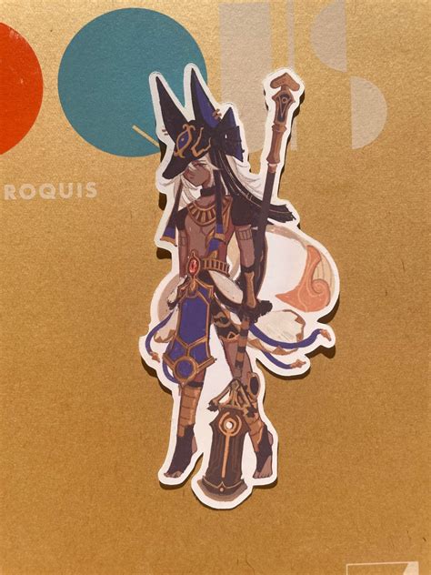 Genshin Impact Cyno Sticker Etsy