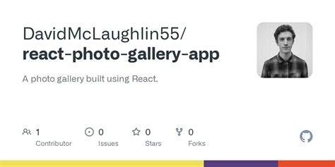 GitHub DavidMcLaughlin React Photo Gallery App A Photo Gallery Built Using React