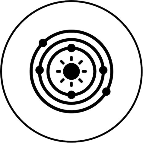 premium vector orbit icon