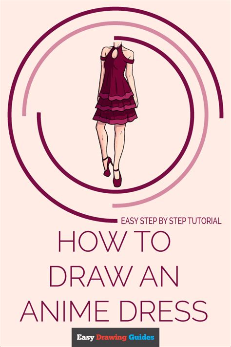 How To Draw An Anime Dress Easy Step By Step Tutorial