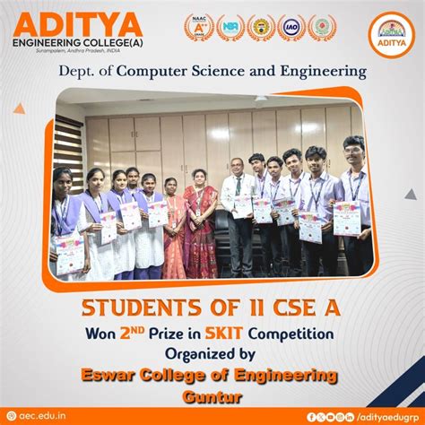 Skit Culturalactivity Computerscience Aditya University