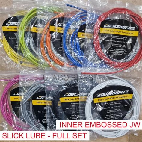 Jual Kabel Set Jagwire Cgx Lex Sl Slick Lube Brake Shifter Rem Cable