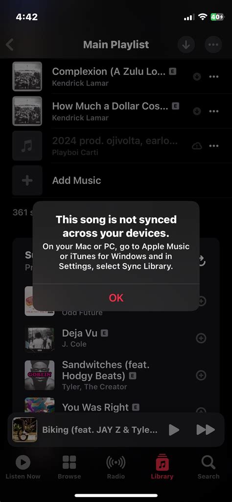 Sync Library Not Showing Up On Pc Rapplemusic