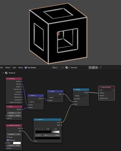 Cycles Shader Node Edge Not Cavity Materials And Textures Blender Artists Community
