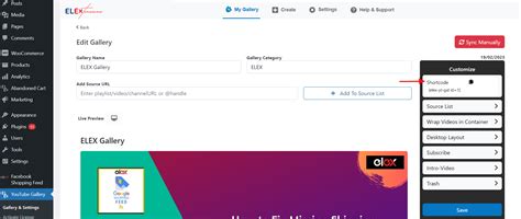 How To Customize Youtube Gallery Layout On Wordpress Elextensions