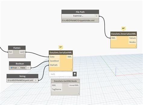 Export To Xml Lists Logic Dynamo