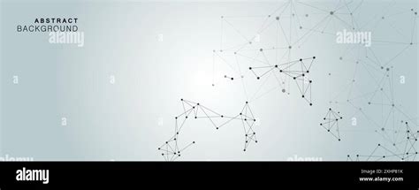 Vector Connect Lines And Dots Banner Template Stock Vector Image And Art