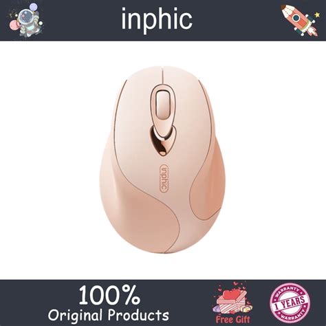 Inphic M8 Wireless Mouse Type C Fast Charge Girl Cute Silicone Wheel Ultra Quiet Business Office