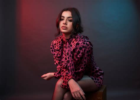 Model Singer Black Hair Magazine Charli Xcx Photo Shoot Album