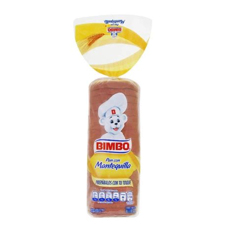 Pan Bimbo Pan Mantequilla 580 Gr Bodega Mi Amiga