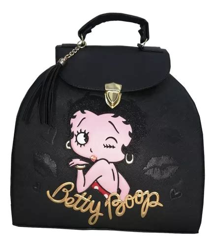 Bolsa Mochila Betty Boop 3 En 1 Meses Sin Interés
