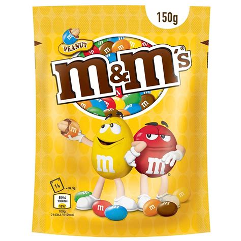 Шоколадови дражета Mandms Фъстък Ebag Bg