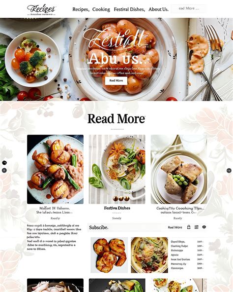 column layout with scrollable sections clean website layout autumn