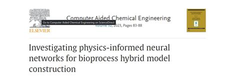 Polymodels Hub On Linkedin Investigating Physics Informed Neural Networks For Bioprocess Hybrid