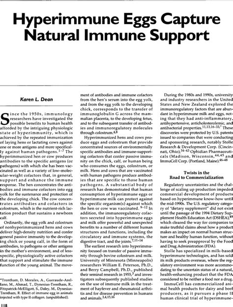 Hyperimmune Eggs Capture Natural Immune Support Alternative And Complementary Therapies