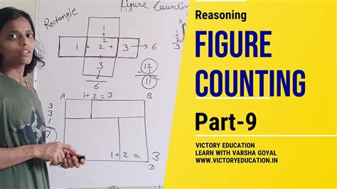 Part 9 Figure Counting Rectangle आकृतियों की गणना Learn Reasoning Questions Victory Education ...