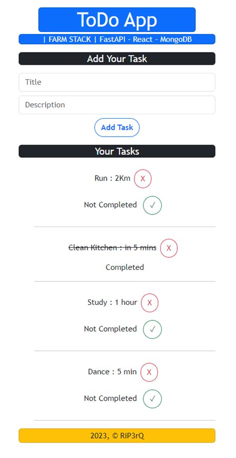 Github Rip3rqfarm Todoapp Farm Stack Todoapp Fast Api React