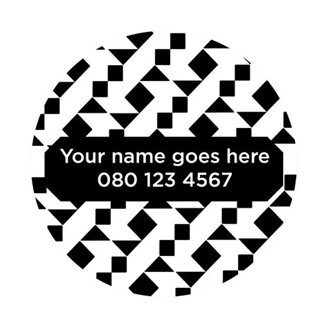 Personalised Name Tags Crunch