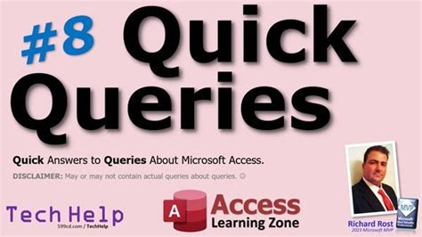 Microsoft Access Quick Queries 8 Too Many Tables Raccesslearningzone