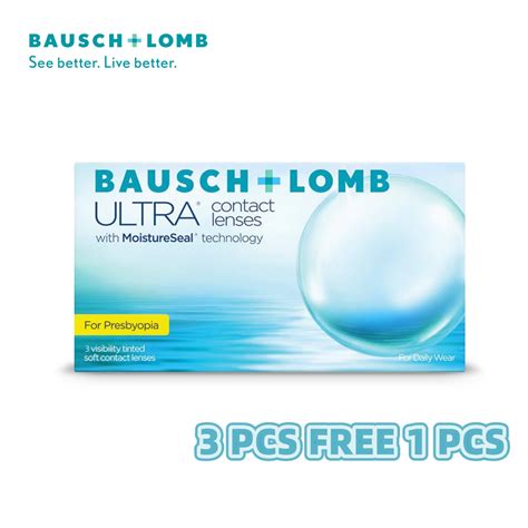 Bausch And Lomb Ultra Multifocal Monthly Disposable Silicone Contact