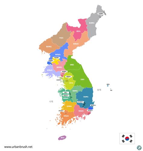 Ai Download Korean Peninsula Map