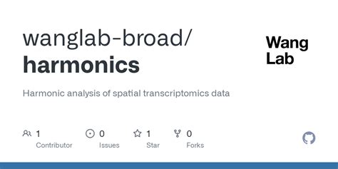 GitHub Wanglab Broad Harmonics Harmonic Analysis Of Spatial Transcriptomics Data