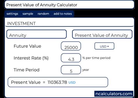 Pv Annuity Table Calculator Cabinets Matttroy