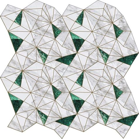 Inlay Interlock Tile Inlay Pattern Geometric
