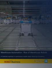 Rise Of Warehouse Robots In Global Automation Market Course Hero