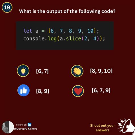 learn javascript skills with mcqs 18 duvvuru kishore posted on the