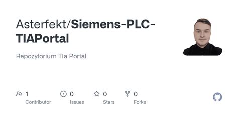 GitHub Asterfekt Siemens PLC TIAPortal Repozytorium TIa Portal