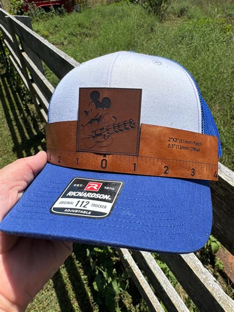 Rectangle Hat Patch Jig Svg Pack Laser Cut Leatherette Templates Etsy