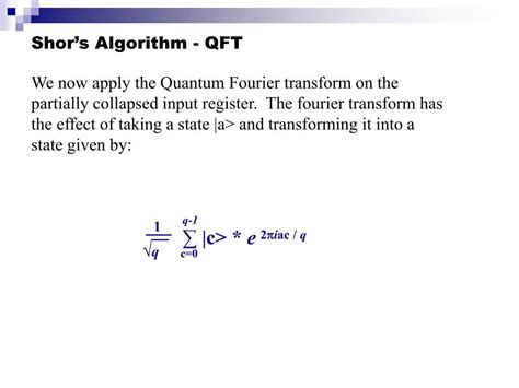 PPT Shors Algorithm PowerPoint Presentation Free Download ID