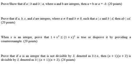 Solved Prove Show That If Ab And Ba Where A And B Are Chegg
