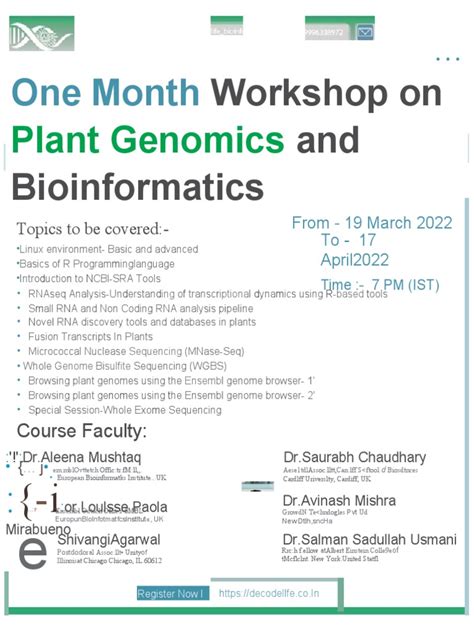 plant bioinformatics pdf