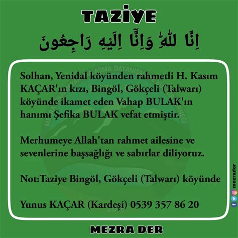 Mezra Der Solhan Yenidal Köyünden Rahmetli H Kasım Facebook