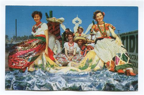 Costumes And Beautiful Senoritas Add To The Colorful Fiesta Of Mexico