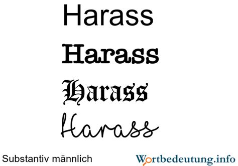 Harass Einfach Erklärt ⭐ Beispiele