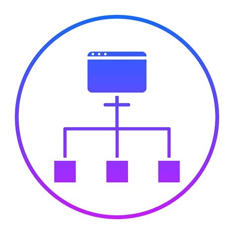 Premium Vector Network Segmentation Icon
