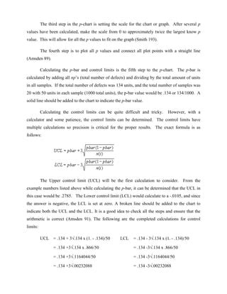 P Chart Tutorial PDF Business And Finance