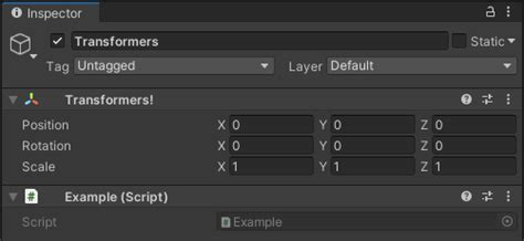Modifying Component Inspector Headers For Component Folders Unity