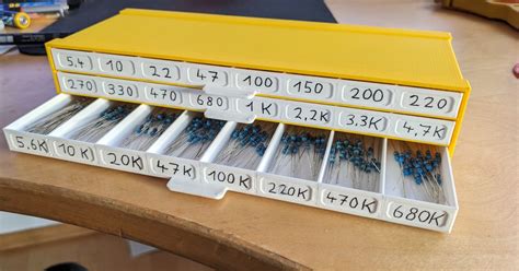 Resistor Storage Box By The Dude Abides Download Free Stl Model