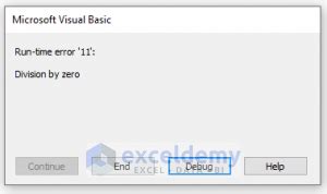 On Error Resume Next Handling Error In Excel VBA ExcelDemy