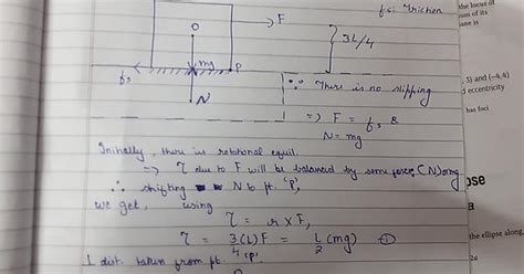 Help To Find Angular Acceleration When F Mg Album On Imgur