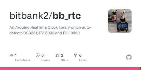 Github Bitbank2bbrtc An Arduino Realtime Clock Library Which Auto Detects Ds3231 Rv 3032