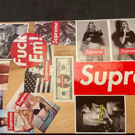 Supreme Sticker Collection Skateboard Deck This Is Depop