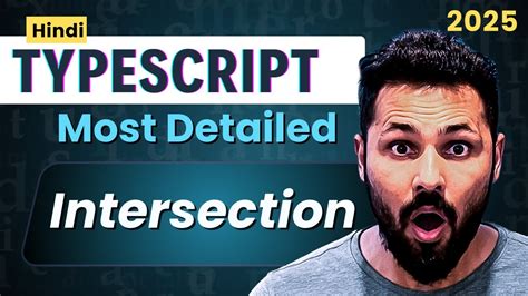 Typescript Hindi Tutorial 20 Intersection Types Youtube