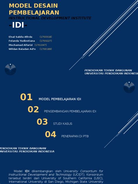 Model Pembelajaran Idi Di Pendidikan Teknik Pdf